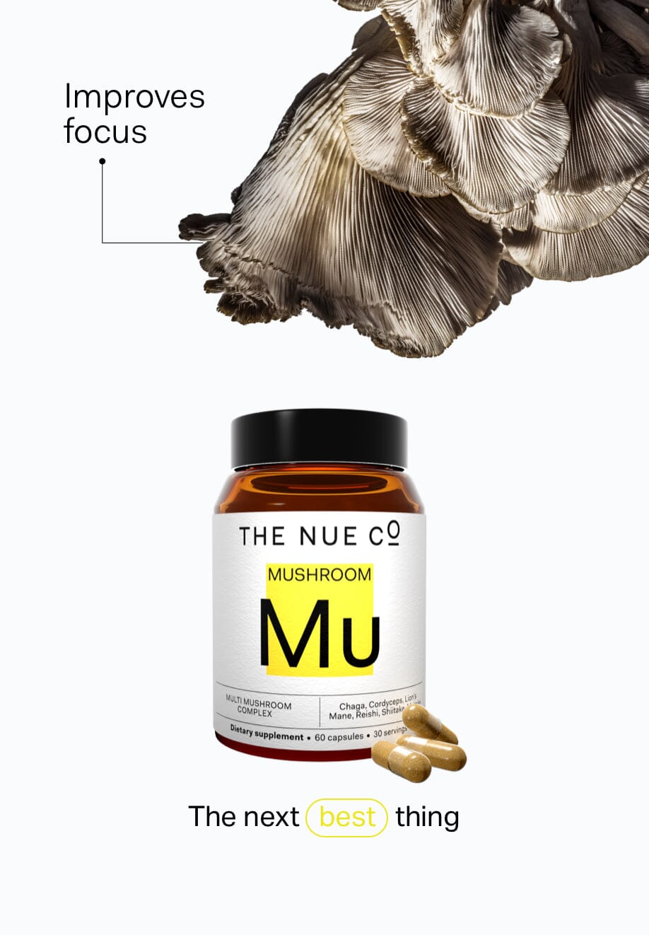 MULTI MUSHROOM COMPLEX | THE ESSENTIALS | The Nue Co. – The Nue Co.